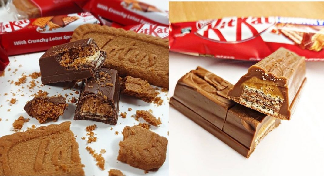 Mula Diperkenalkan Di Dubai, Kit Kat Lotus Biscoff Kini Boleh Didapati ...