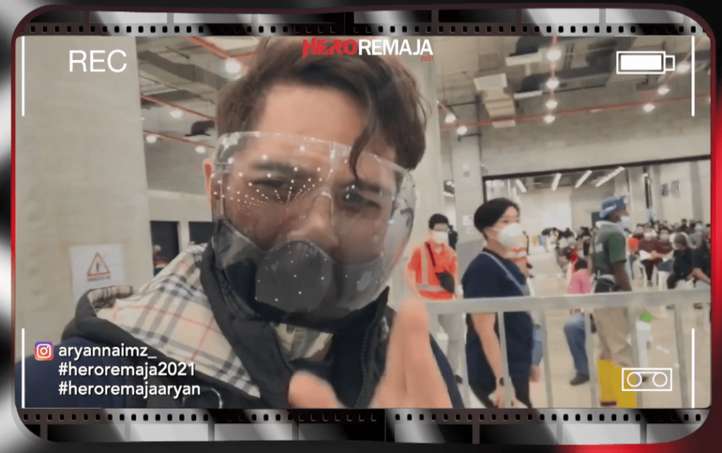 Finalis Hero Remaja 2021, Aryan Naim Kongsi Pengalaman Jadi Petugas Sukarelawan Vaksin