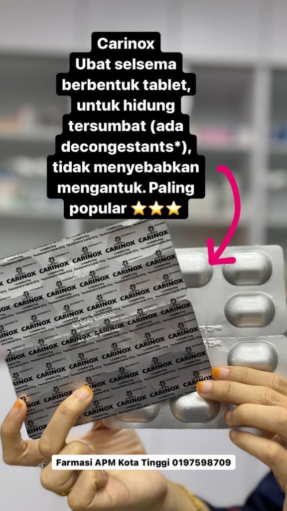 Kenali Jenis-Jenis Ubat Selesema Yang Boleh Korang Cari Menurut Pakar ...