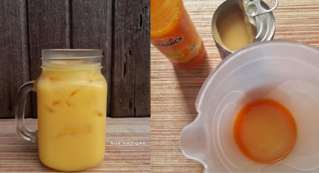 Resipi Minuman Oren Ala 'Vitagen', Mudah Disediakan & Sedap Diminum