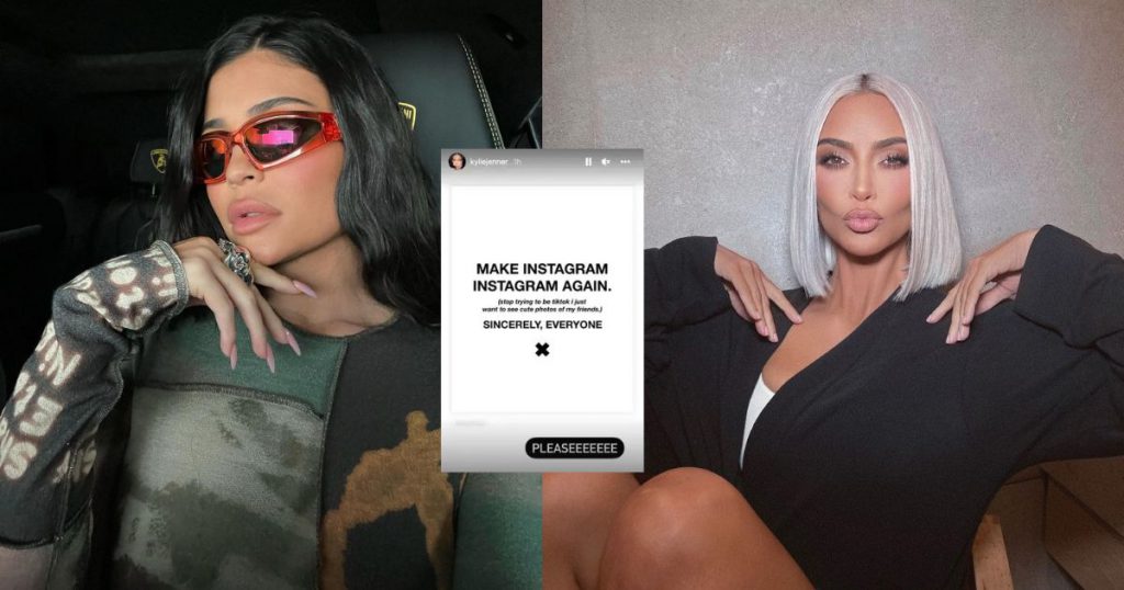 Kylie Jenner & Kim Kardashian Gesa Instagram Berhenti Tiru TikTok