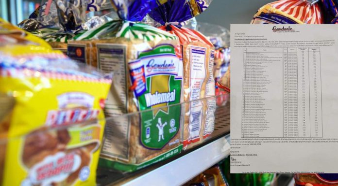 Naik Lagi, 53 Produk Roti Gardenia Dinaikkan Harga Selepas Hari Merdeka