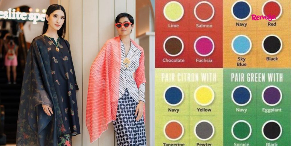 Blur Nak Matching Warna Tudung & Baju Di Hari Raya, Padanan Ini Sangat ...