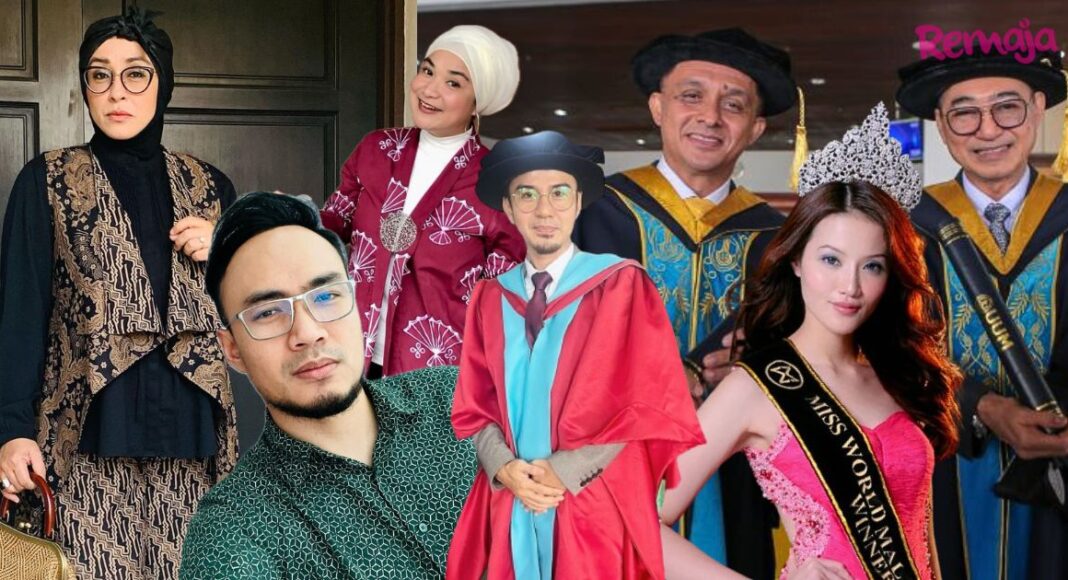 Bijak & Berwawasan, Ini Tujuh Selebriti Malaysia Bergelar Doktor Falsafah