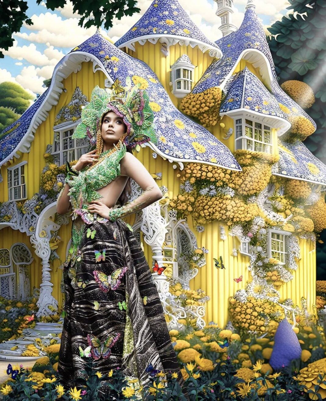 Ambil Inspirasi Rama-Rama Rajah Brooke Sebagai Kostum Nasional, Miss ...