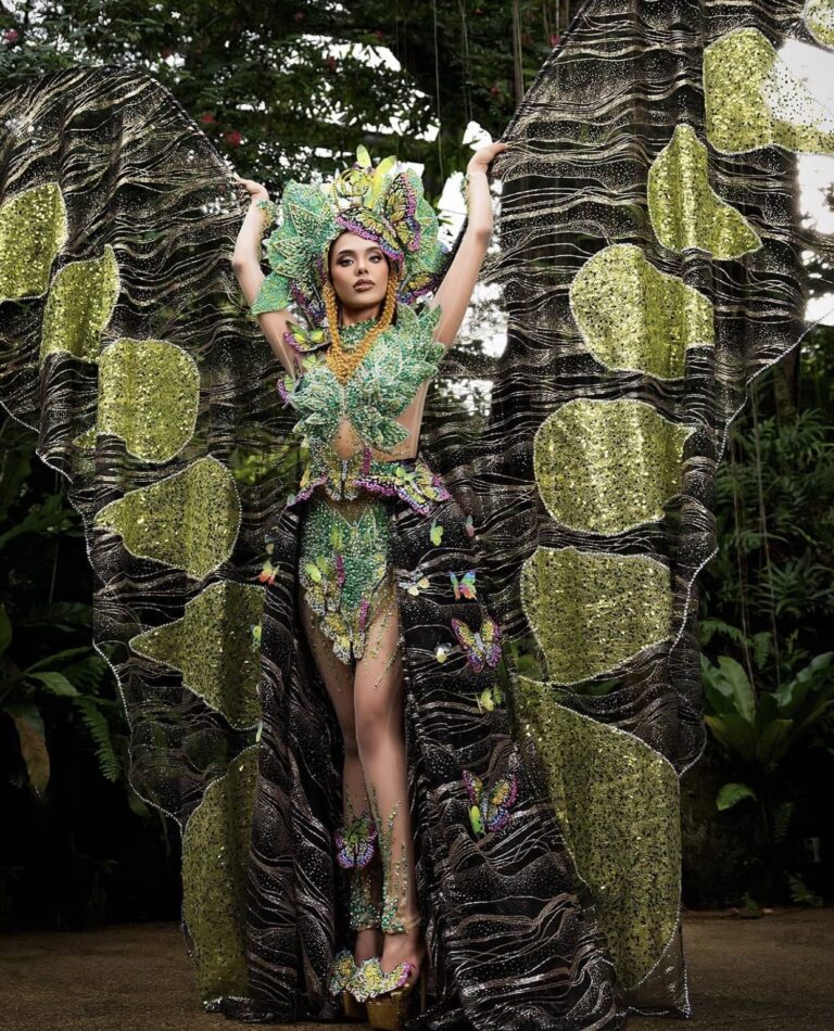 Ambil Inspirasi Rama-Rama Rajah Brooke Sebagai Kostum Nasional, Miss ...