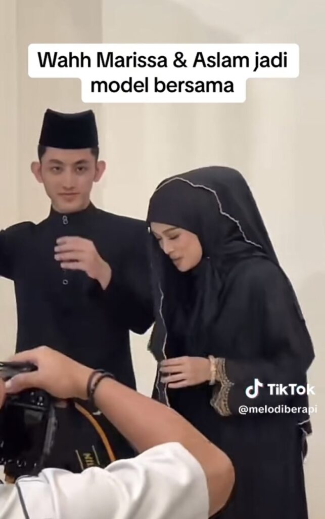 Marissa & Aslam Buat Kemunculan Bersama Sebagai Model Baju Raya Undang Reaksi Netizen